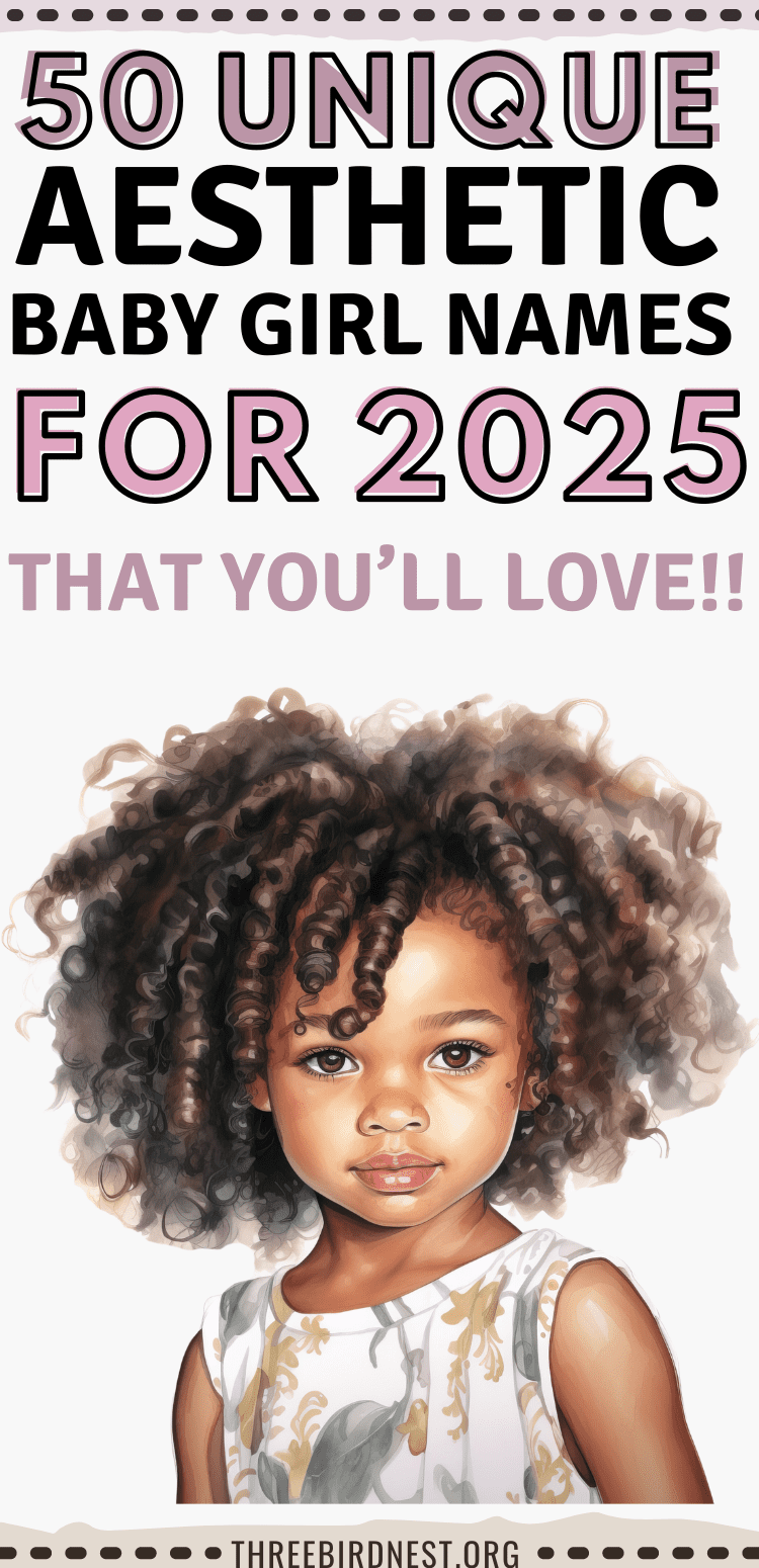 50 Aesthetic Baby Girl Names and Their Stories - This Little Nest
