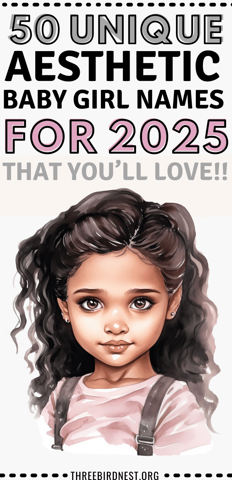 50 Aesthetic Baby Girl Names and Their Stories - This Little Nest