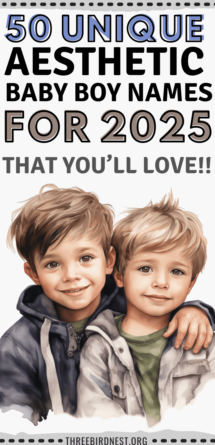 Modern Aesthetic Boy Names: 50 Picks for a Contemporary Twist - This ...
