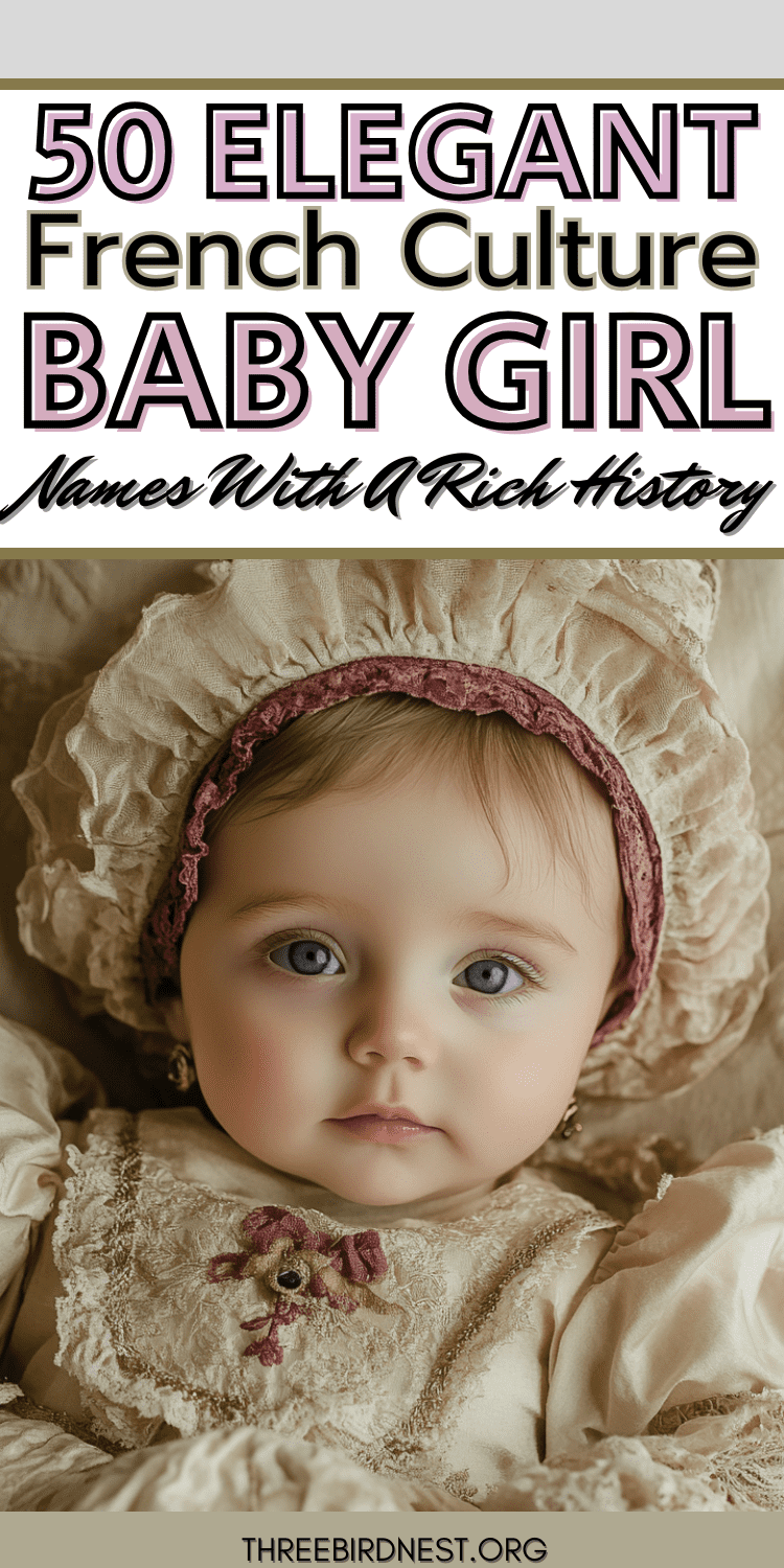 50 Elegant and Popular French Girl Names with Meanings - This Little Nest