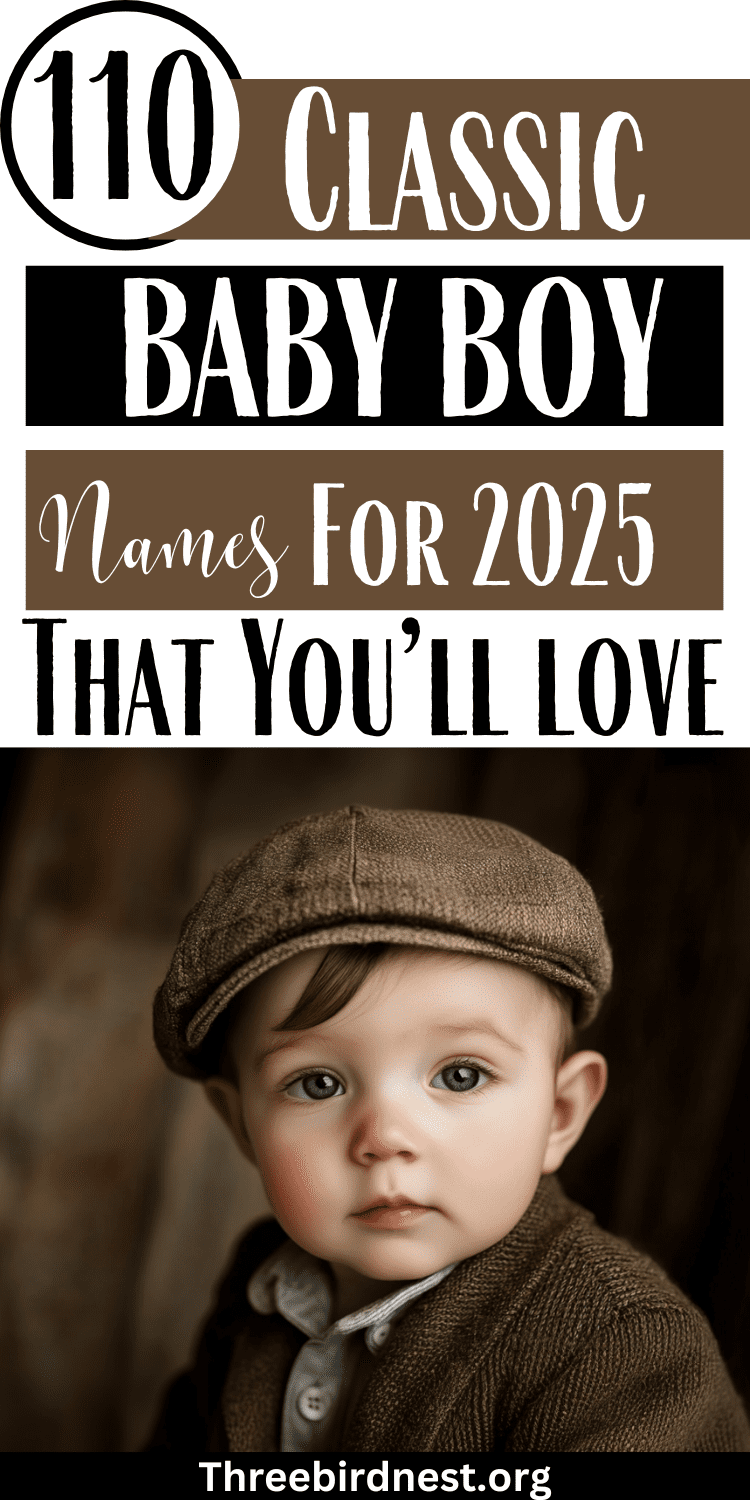 110 Classic Boy Names to Inspire Strength and Legacy - This Little Nest