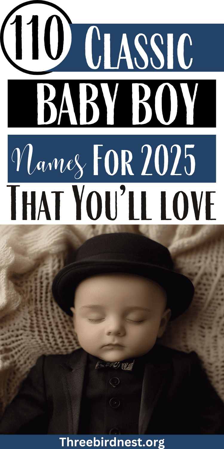 110 Classic Boy Names to Inspire Strength and Legacy - This Little Nest
