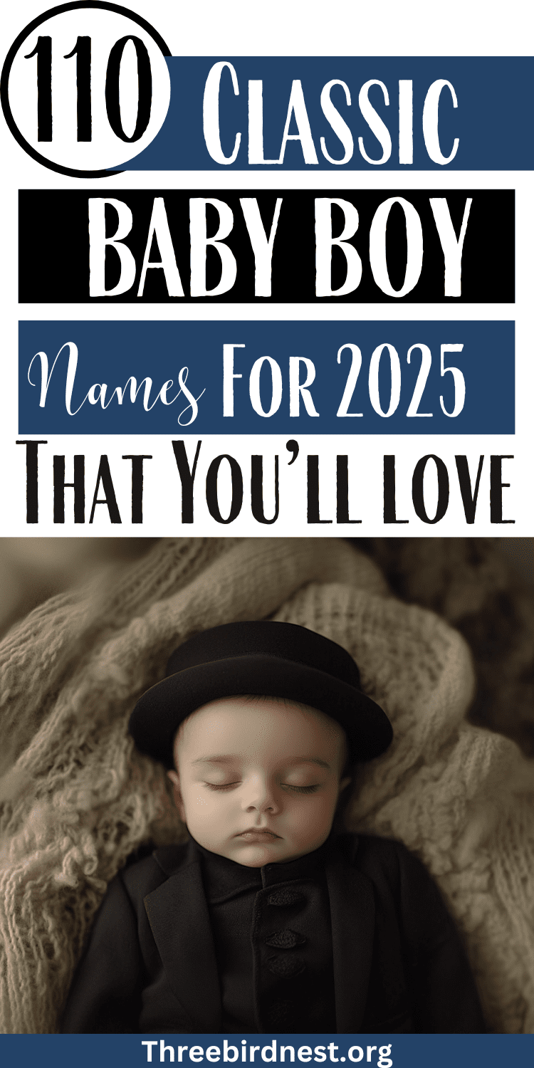 110 Classic Boy Names to Inspire Strength and Legacy - This Little Nest