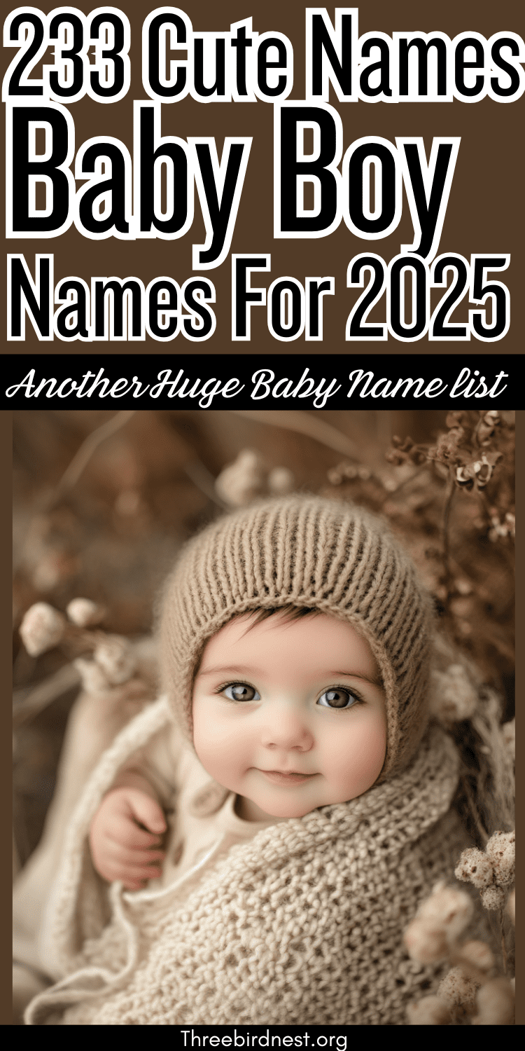 Another List Of 233 Baby Boy Names: Popular, Unique, and Timeless ...